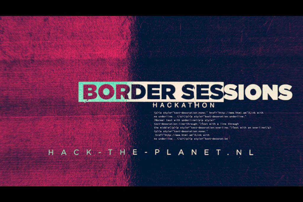 Border Sessions hackathon - Dutch Hackathons