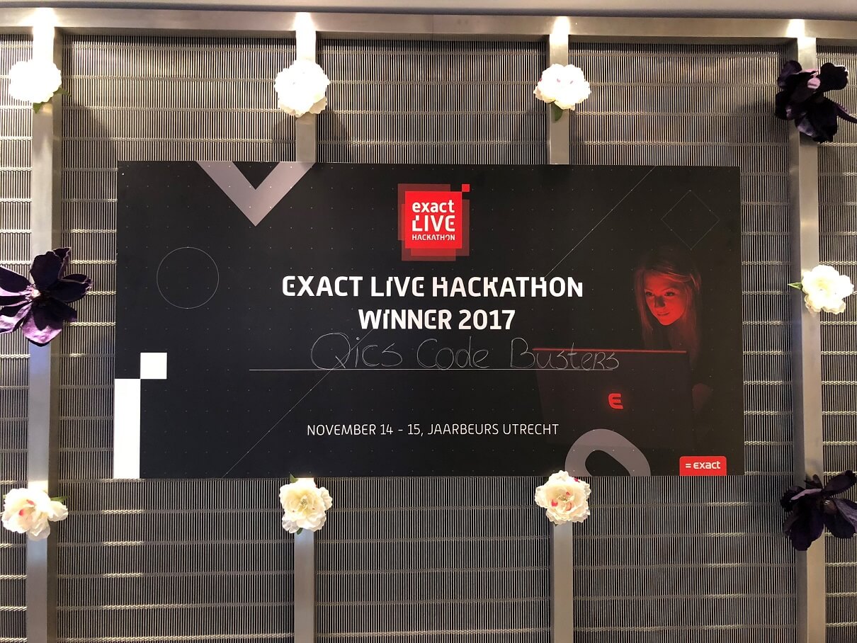 Qics wint Exact Live Hackathon 2017 - Dutch Hackathons